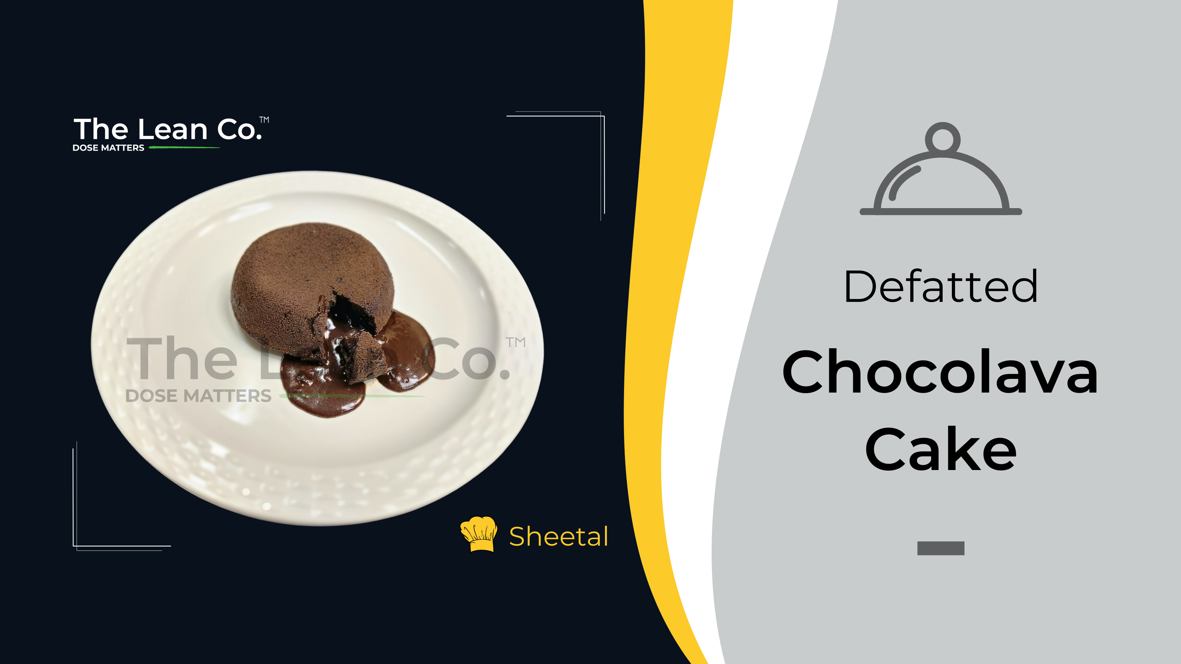 Defatted Soya Chocolava Cake – The Lean Co.