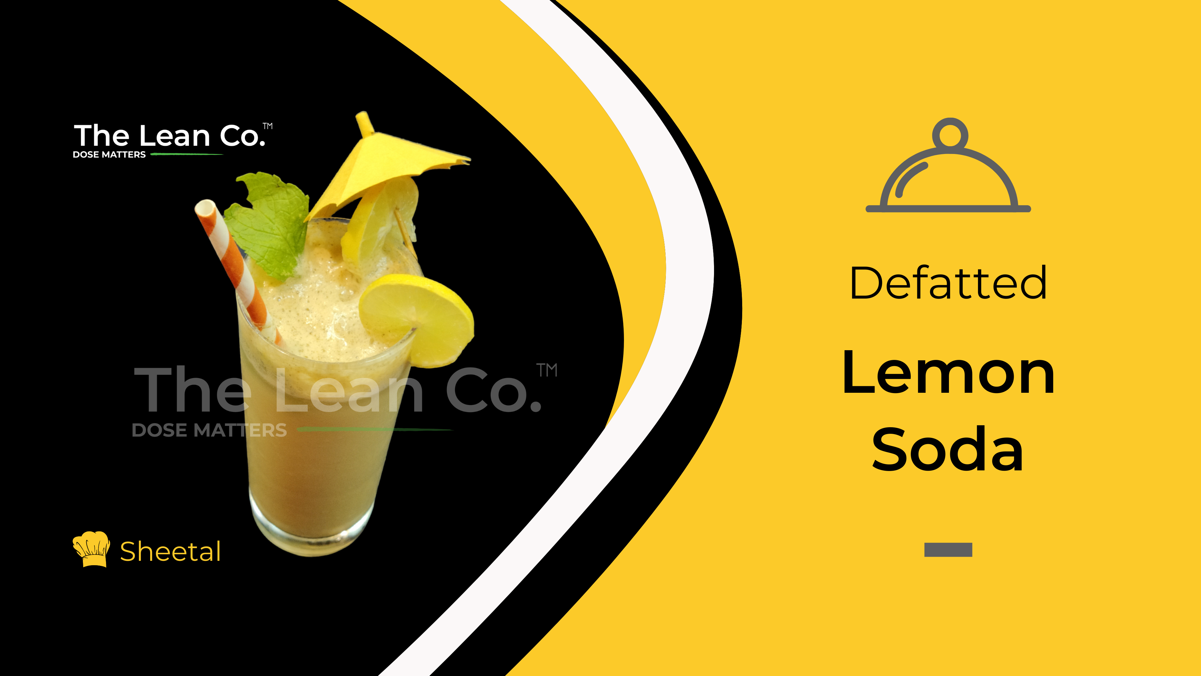 Defatted Soya Lemon Soda – The Lean Co.