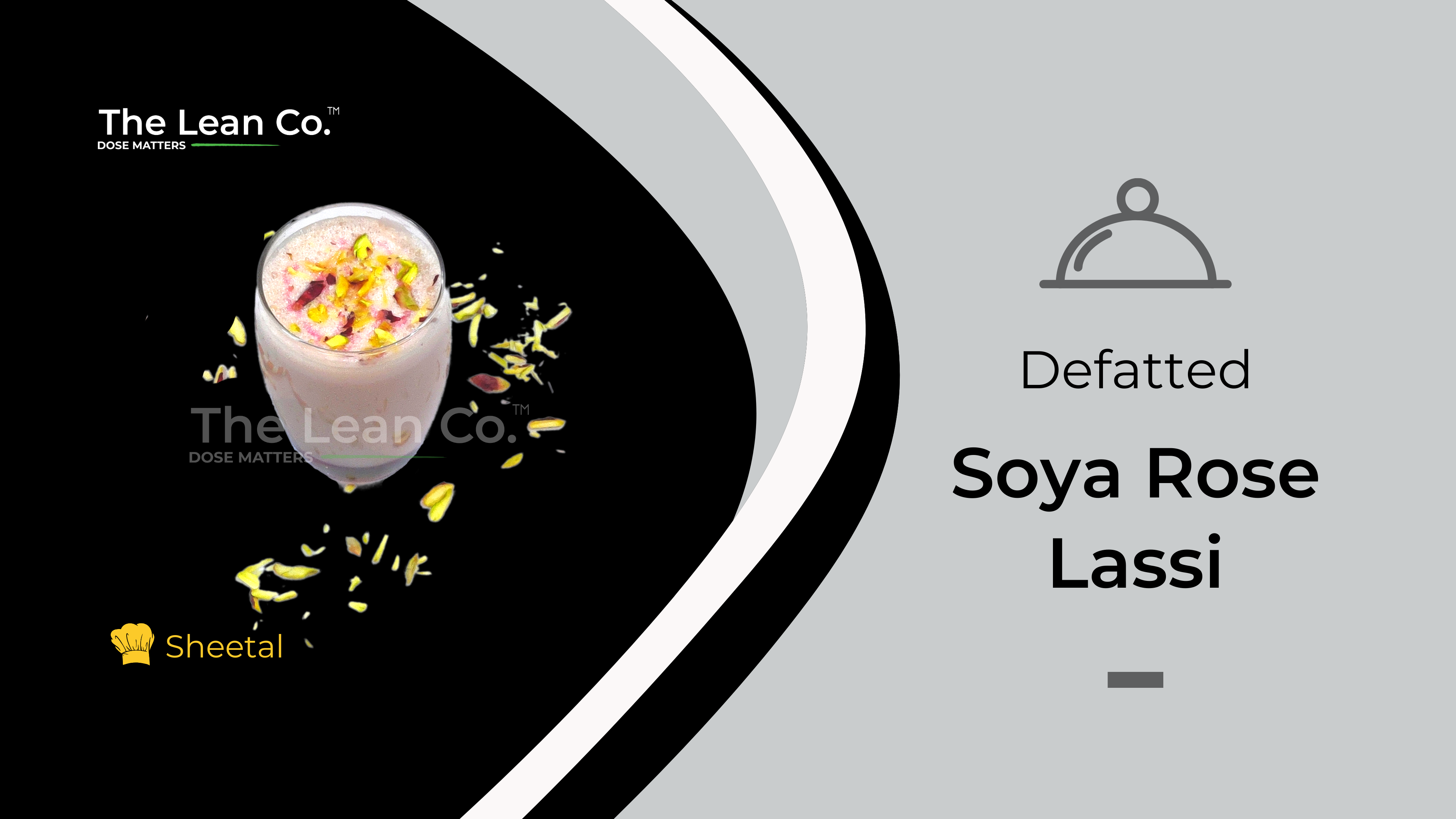 Defatted Soya Rose Lassi – The Lean Co.®
